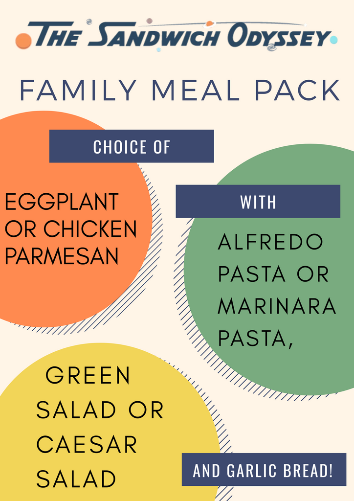 Family Meal Pack – The Sandwich Odyssey